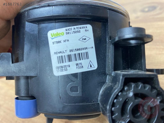 RENAULT CLİO 4 SAĞ SİS FARI ORJİNAL SIFIR OEM:261508209R otocikma.com ...