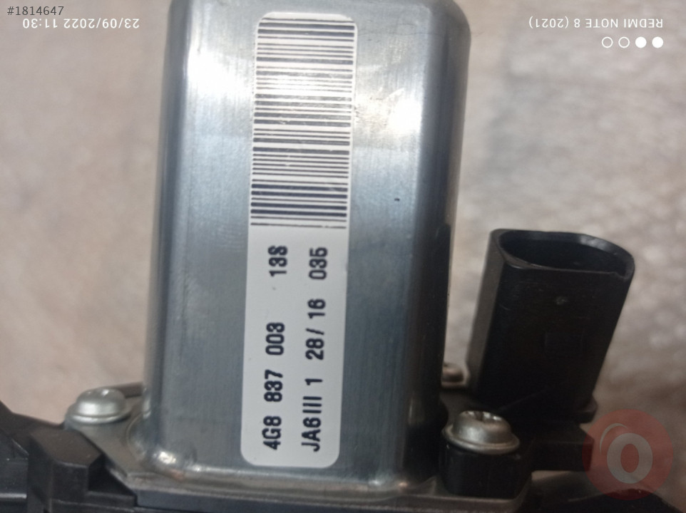 4G8837003 4F0837059A 4F0837059 CAM KALDIRMA MOTORU AUDİ A7 2 otocikma ...