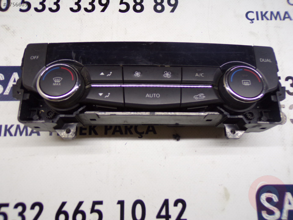 ÇIKMA NİSSAN QASHQAİ 2013-2022 KLİMA KONTROL ÜNİTESİ Çıkma Yedek Parça ...