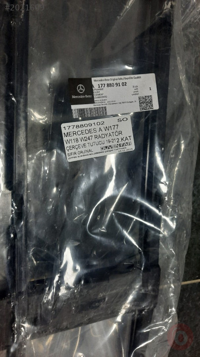 MERCEDES A W177 W118 W247 RADYATÖR ÇERÇEVE TUTUCU 2019 2021 Çıkma Yedek ...