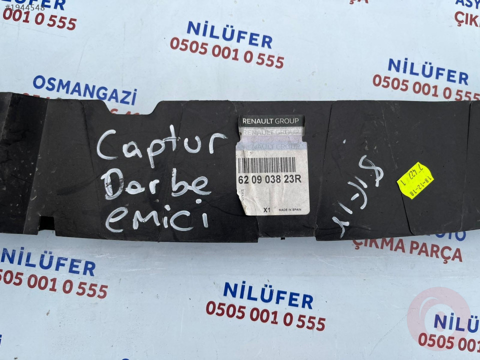 CAPTUR ÖN TAMPON DARBE EMİCİ ORJİNAL OEM:620903823R otocikma.com da ...