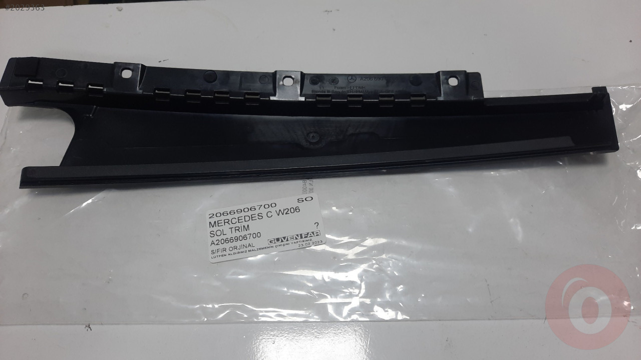 MERCEDES C W206 SOL TRİM 2066906700 SO Çıkma Yedek Parça Fiyatları ...