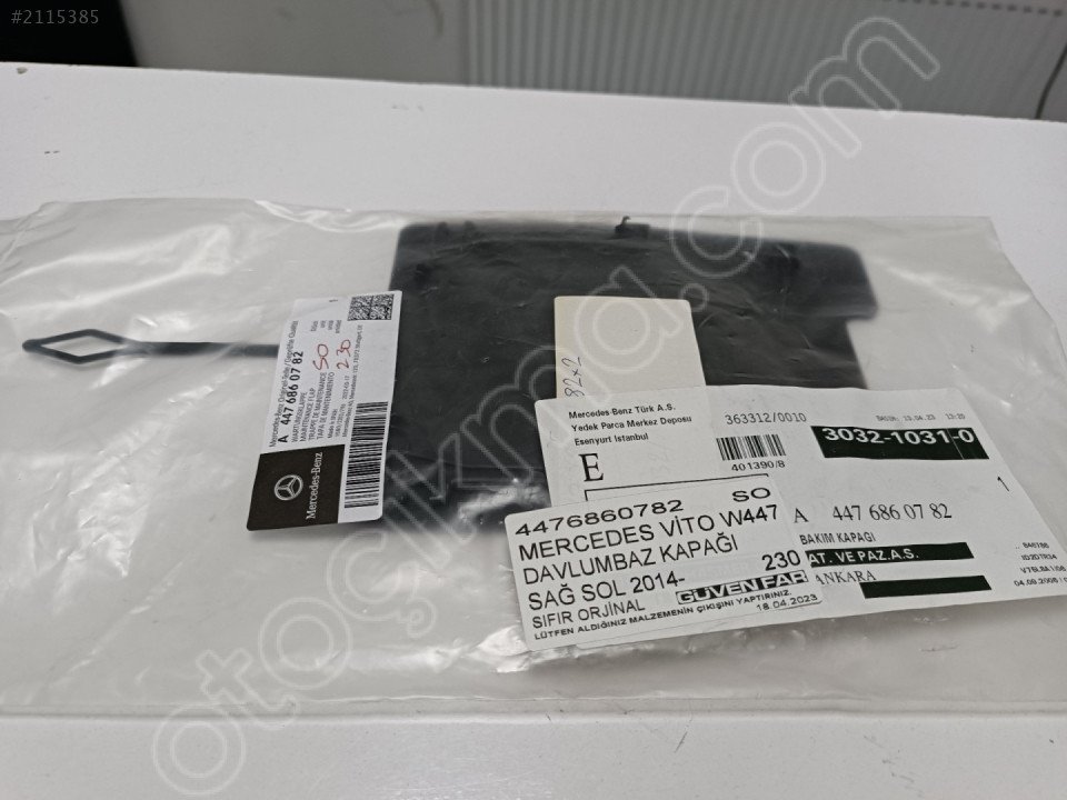 MERCEDES VİTO W447 DAVLUMBAZ KAPAĞI SAĞ SOL 2014 4476860782 Çıkma Yedek ...