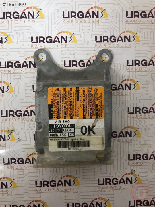 89170-0D340 23100-5720 TOYOTA YARİS AİRBAG BEYNİ FUJITSU otocikma.com ... 89170-0D340 23100-5720 TOYOTA YARİS AİRBAG BEYNİ FUJITSU otocikma.com ...