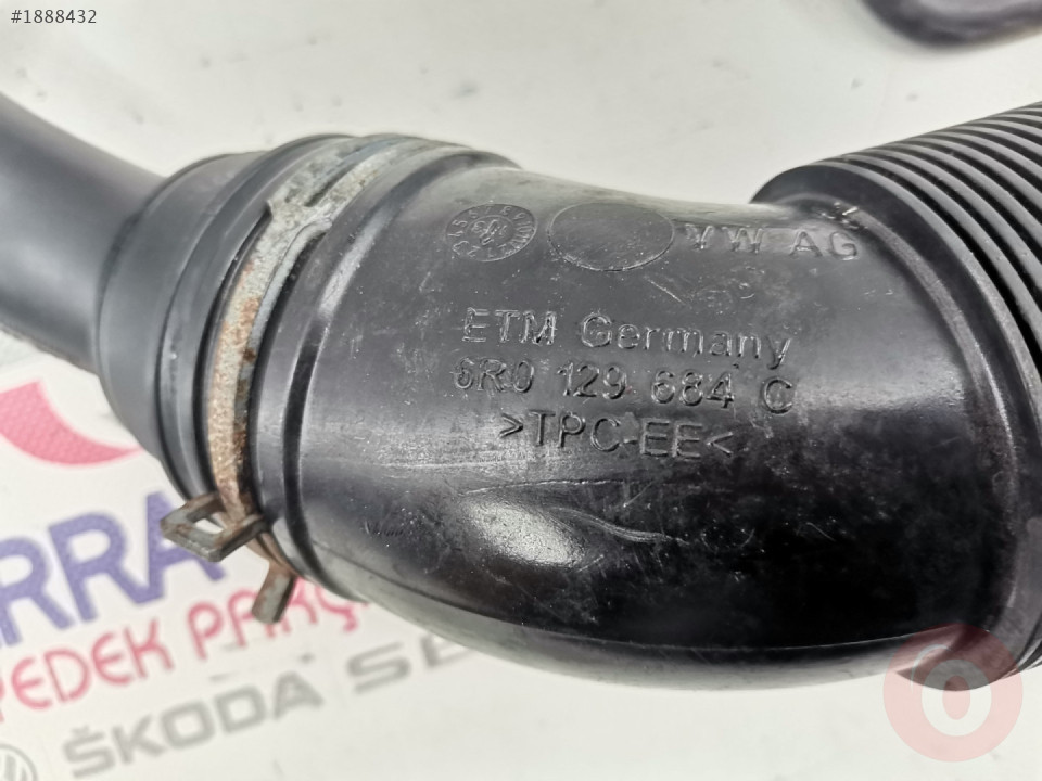 VWSKODA SEAT AUDI FİLİTRE KUTUSU EMİŞ HORTUMU 6R0129684C otocikma.com ...