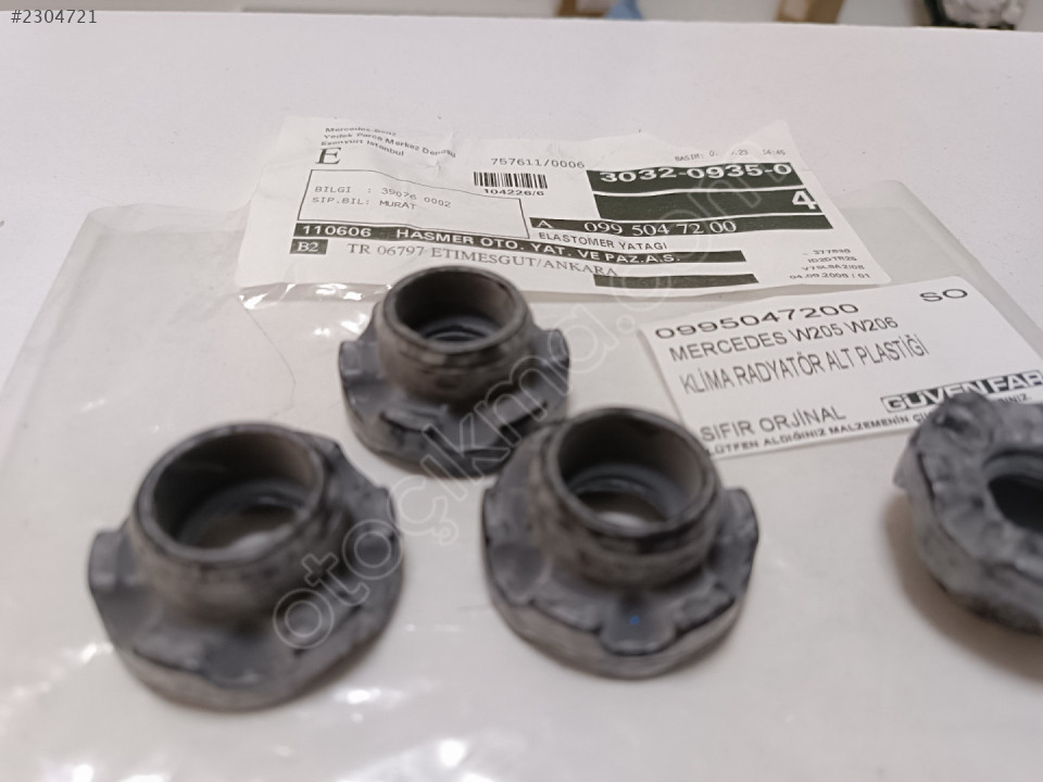MERCEDES W205 W206 KLİMA RADYATÖR ALT PLASTİĞİ 0995047200 SO Çıkma ...