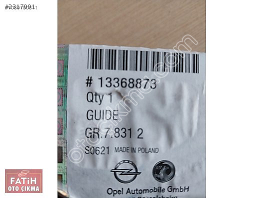 OPEL ASTRA J SAĞ ÖN TAMPON AYAĞI 2012 SONRASI 13368873 Çıkma Yedek ...