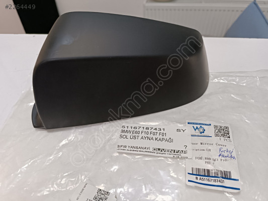 BMW E60 F10 F07 F01 SOL ÜST AYNA KAPAĞI 51167187431 SY Çıkma Yedek ...